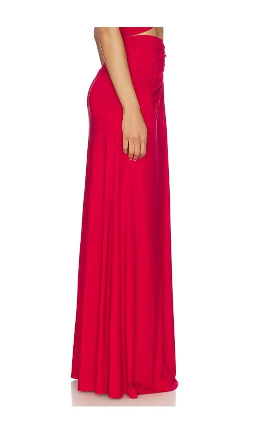 SID NEIGUM Twisted Braid Skirt With Slit