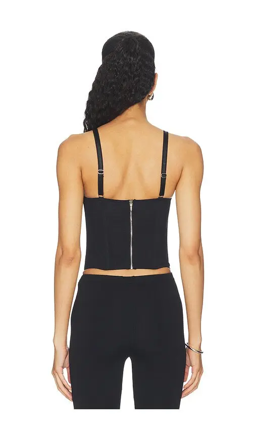 FLEUR DU MAL Topstitch Bebe Bra Bustier Top