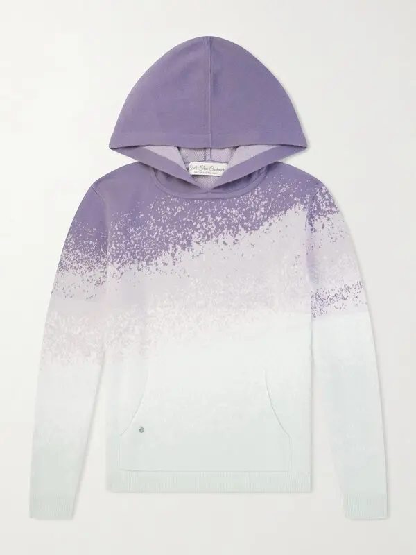 GOD'S TRUE CASHMERE Ombré Hoodie