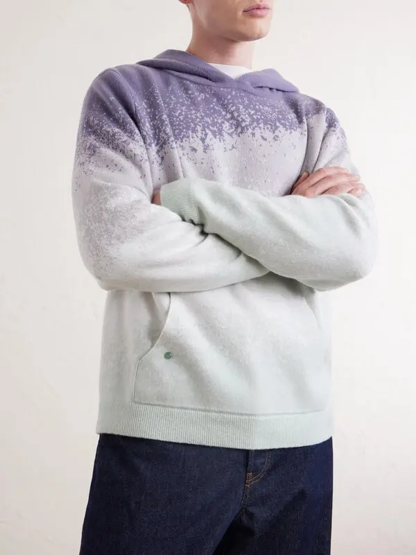 GOD'S TRUE CASHMERE Ombré Hoodie