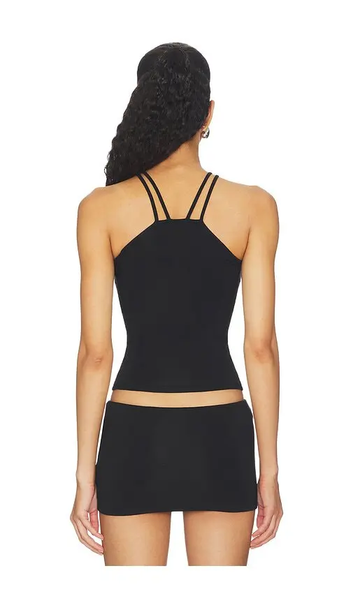 1XBLUE Spiral Strap Tank Top