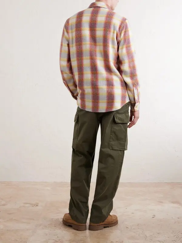 GOD'S TRUE CASHMERE Checked Cashmere Shirt