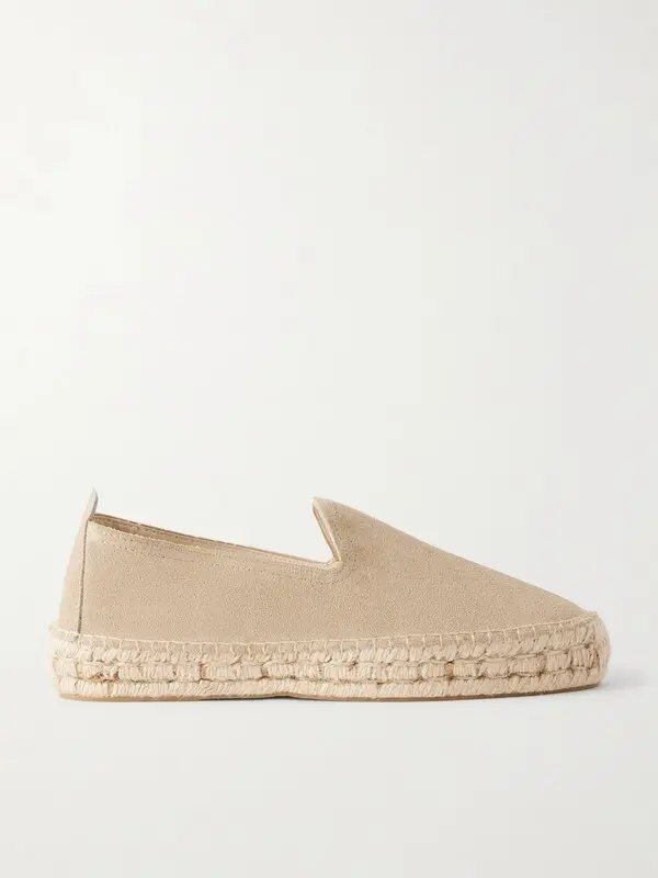 MORJAS Suede Espadrilles - Beige