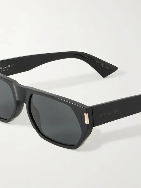 Saint Laurent Oversized Square-frame Sunglasses - Black