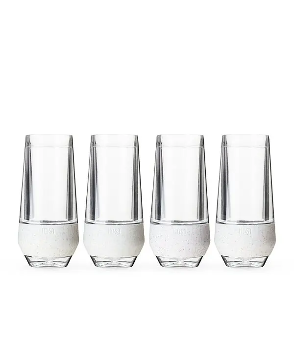 HOST Champagne Freeze Cooling Cup, Set Of 4 - Glitter