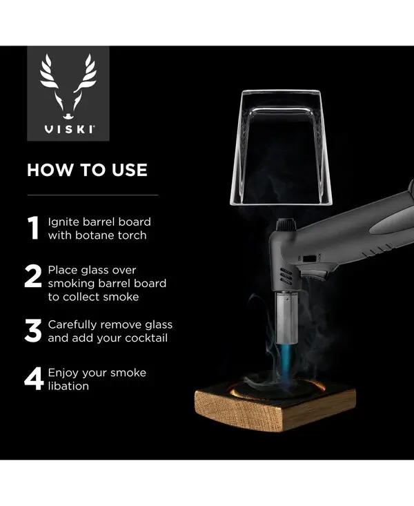 VISKI Barrel Board Smoking Kit