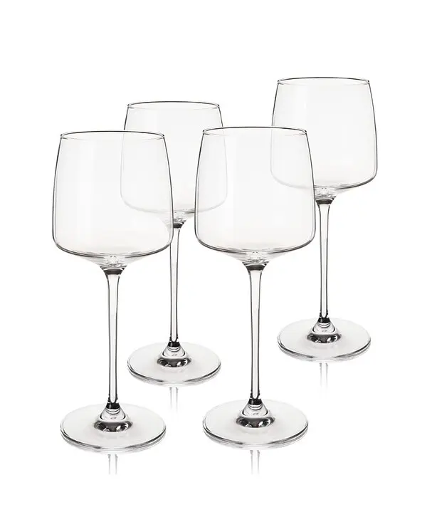 VISKI Reserve Julien Crystal Chardonnay Glasses, Set Of 4 - Clear
