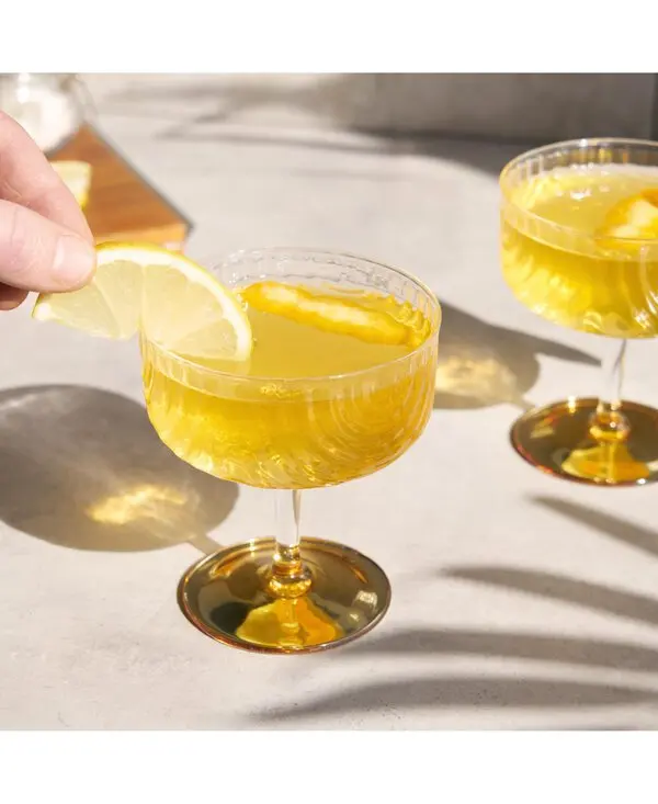 VISKI Deco Gatsby Coupes, Set Of 2