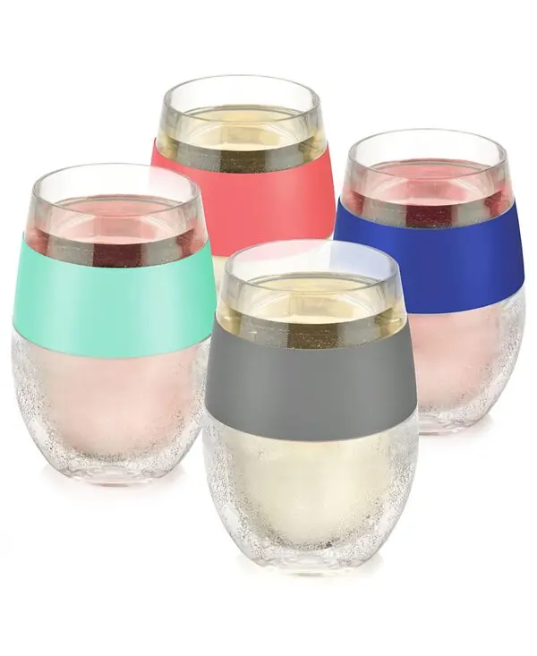 HOST Wine Freeze Cooling Cup, Set Of 4 - Multicolor