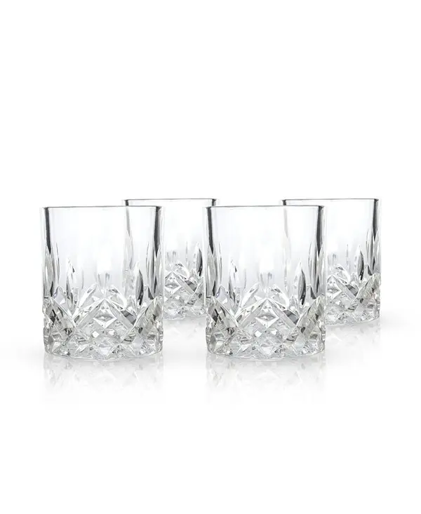 VISKI Admiral Crystal Tumblers, Set Of 4 - Clear