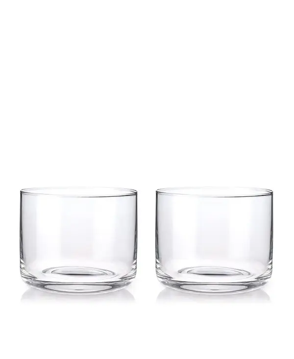 VISKI Raye Crystal Negroni Glasses, Set Of 2 - Clear