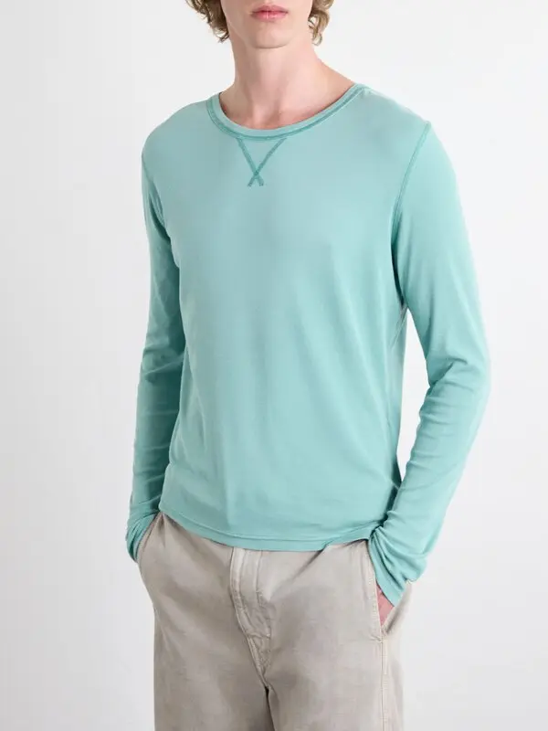 Acne Studios Einso Ribbed Jersey T-shirt - Green
