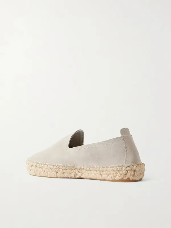 MORJAS Suede Espadrilles - Gray