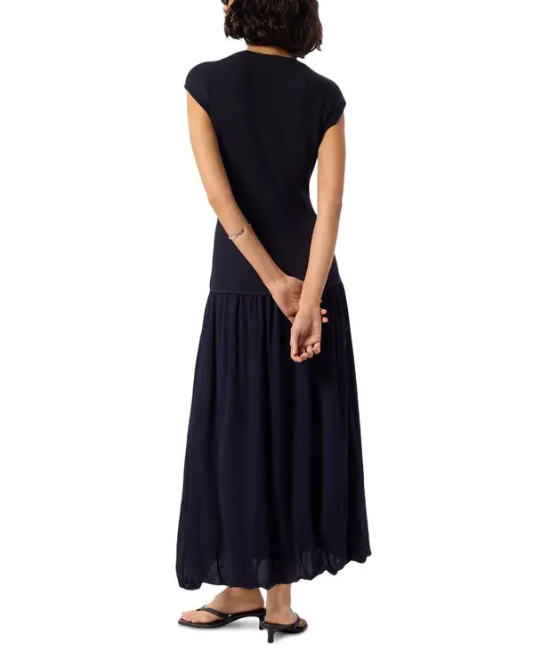 Whistles Knitted Bubble Hem Dress