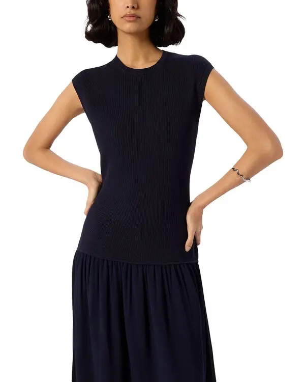 Whistles Knitted Bubble Hem Dress