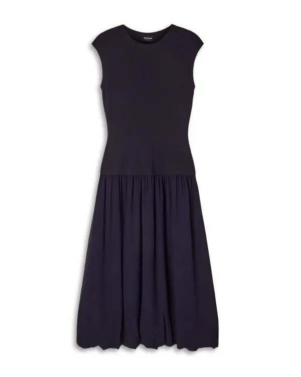 Whistles Knitted Bubble Hem Dress