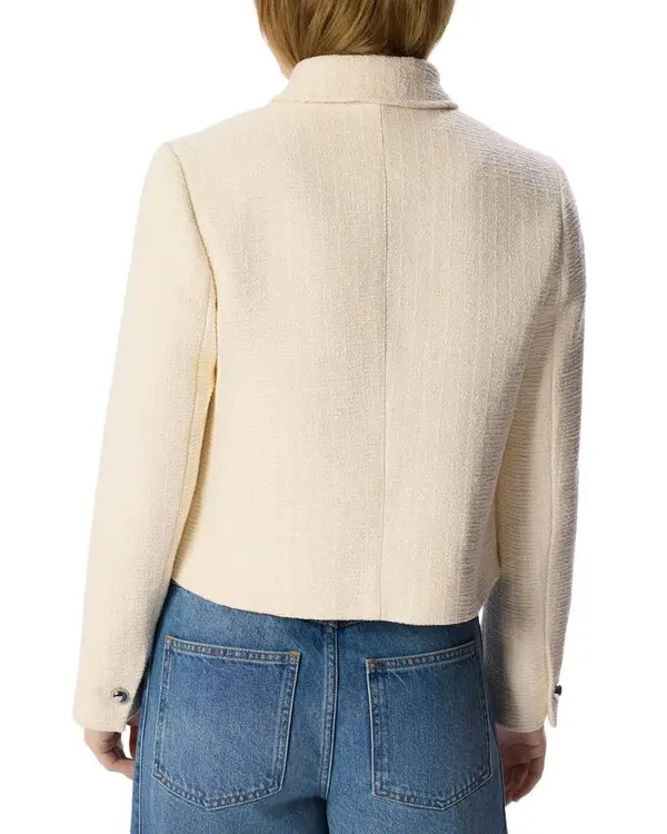 Whistles Cropped Boucle Jacket