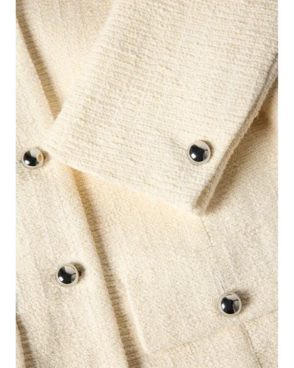 Whistles Cropped Boucle Jacket