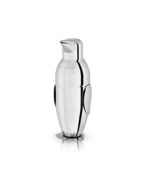 VISKI Irving Penguin Cocktail Shaker In Stainless Steel - Silver