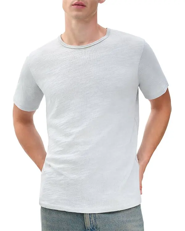 Rag & Bone Flame Classic Fit Short Sleeve Tee - Gray