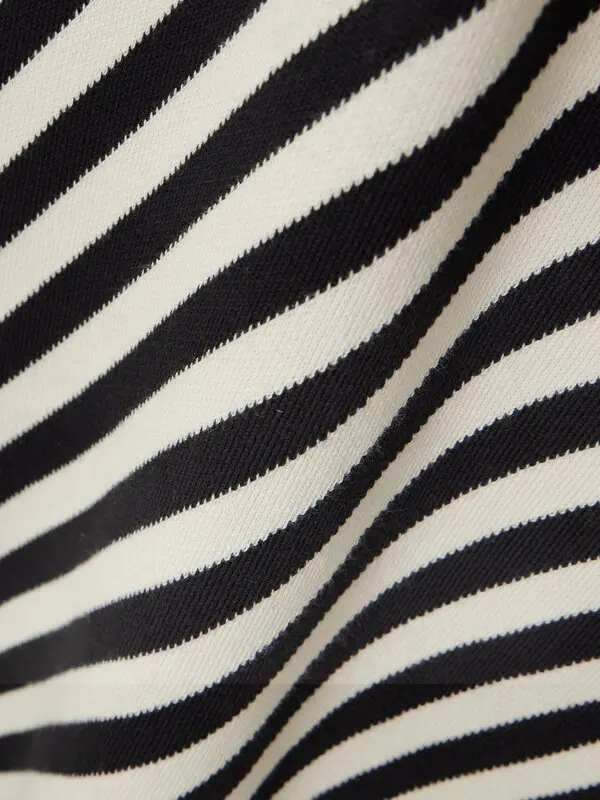 Posse Darcy Striped Pima Cotton Midi Skirt - Multi