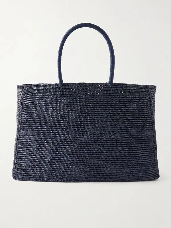 Lié Studio The Charlotte Raffia Tote - Blue