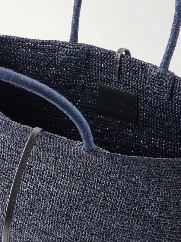 Lié Studio The Charlotte Raffia Tote - Blue