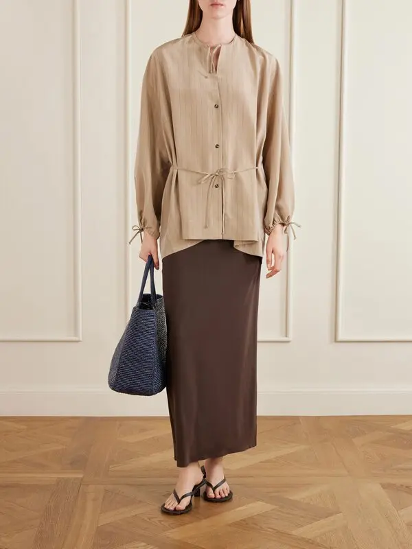LIÉ STUDIO The Charlotte Raffia Tote - Blue