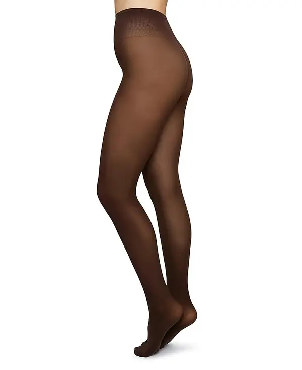 Swedish Stockings Olivia Premium Tights - Dark Brown