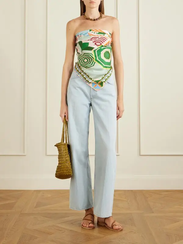 CRISTIANO MARCHELI Alessandra Printed Silk-twill Scarf