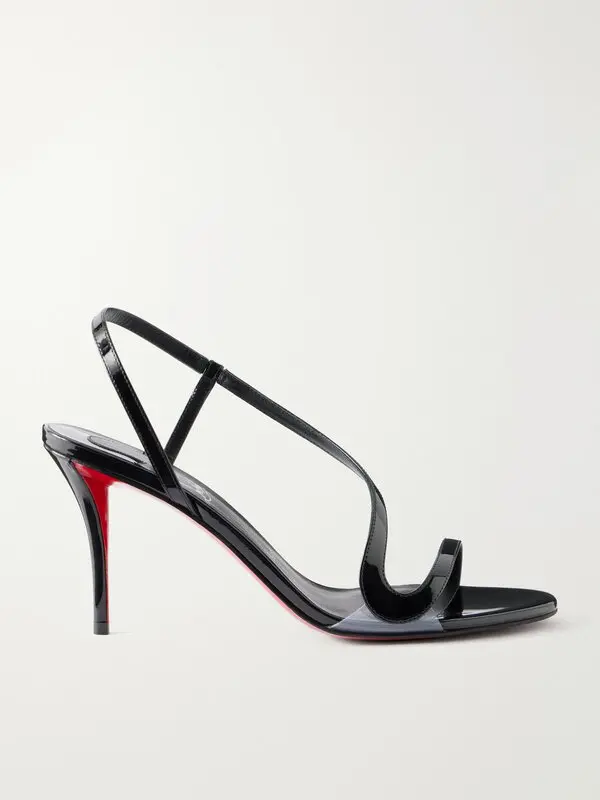 CHRISTIAN LOUBOUTIN Rosa Z 80 Stiletto Sandals - Black