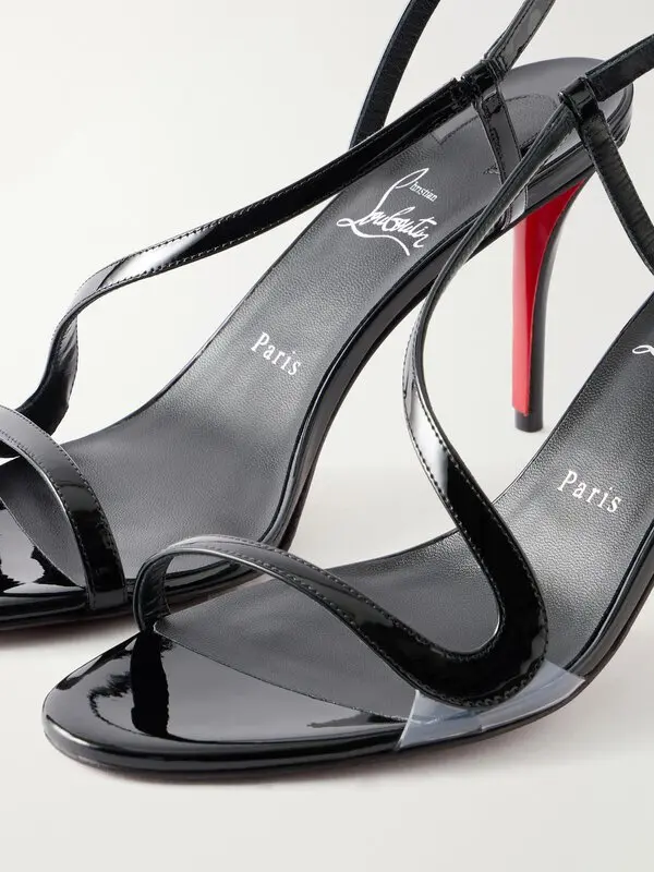 CHRISTIAN LOUBOUTIN Rosa Z 80 Stiletto Sandals - Black