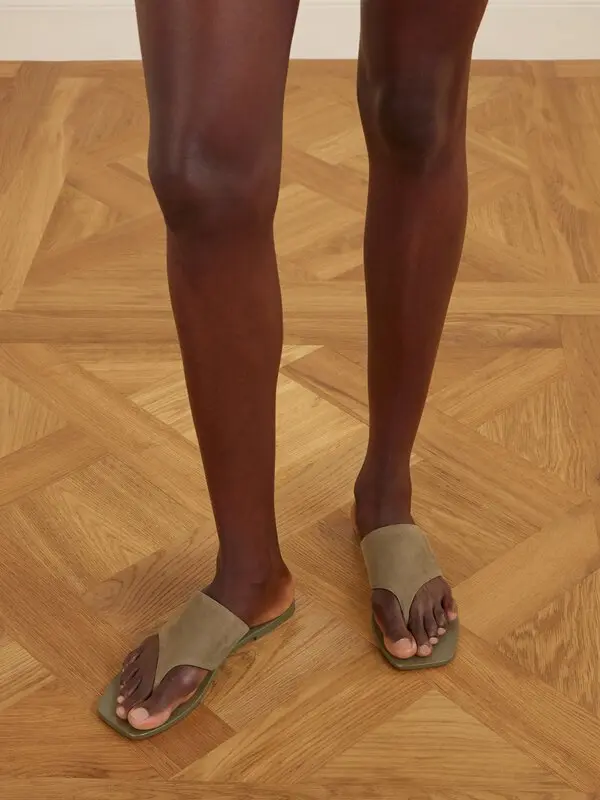 A.emery Paton Suede Sandals - Green