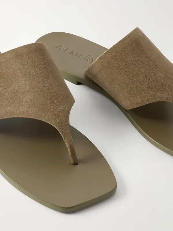 A.emery Paton Suede Sandals - Green