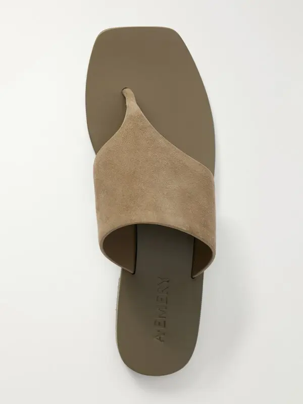 A.emery Paton Suede Sandals - Green