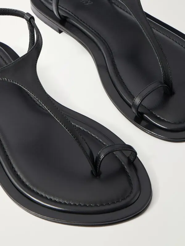 A.emery Alta Leather Sandals - Black