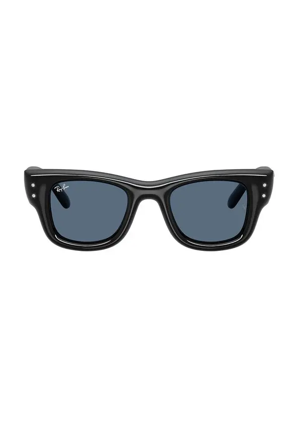 Ray-ban Wayfarer Puffer Square Sunglasses - Black