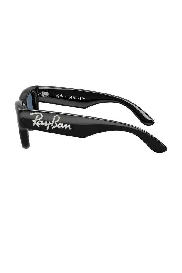 Ray-ban Wayfarer Puffer Square Sunglasses - Black