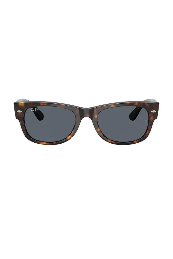 Ray-ban Mega Wayfarer Ii Square Sunglasses - Brown