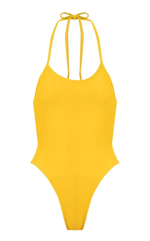 Ay Que Calor Martina One-piece Swimsuit - Yellow