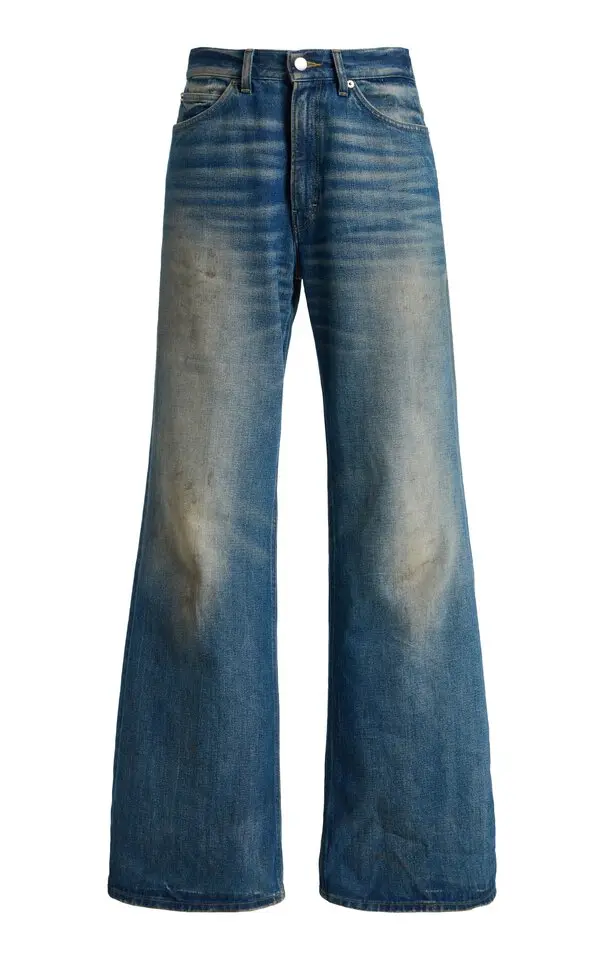 HAIKURE Clara Rigid Flared Jeans - Medium Wash