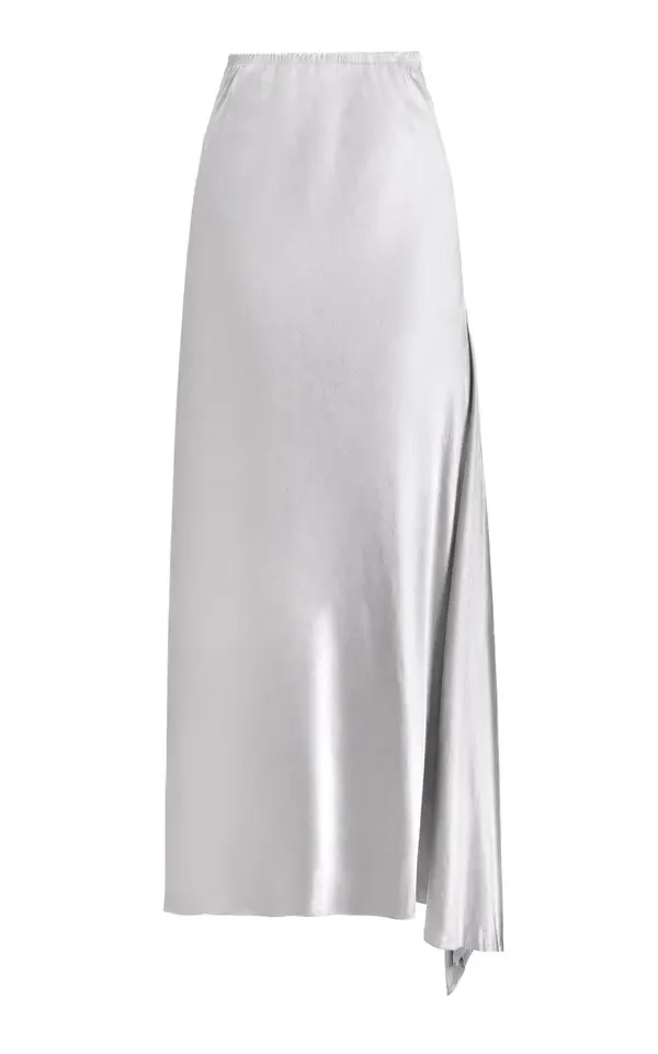 ALL THREE Alex Silk Maxi Skirt