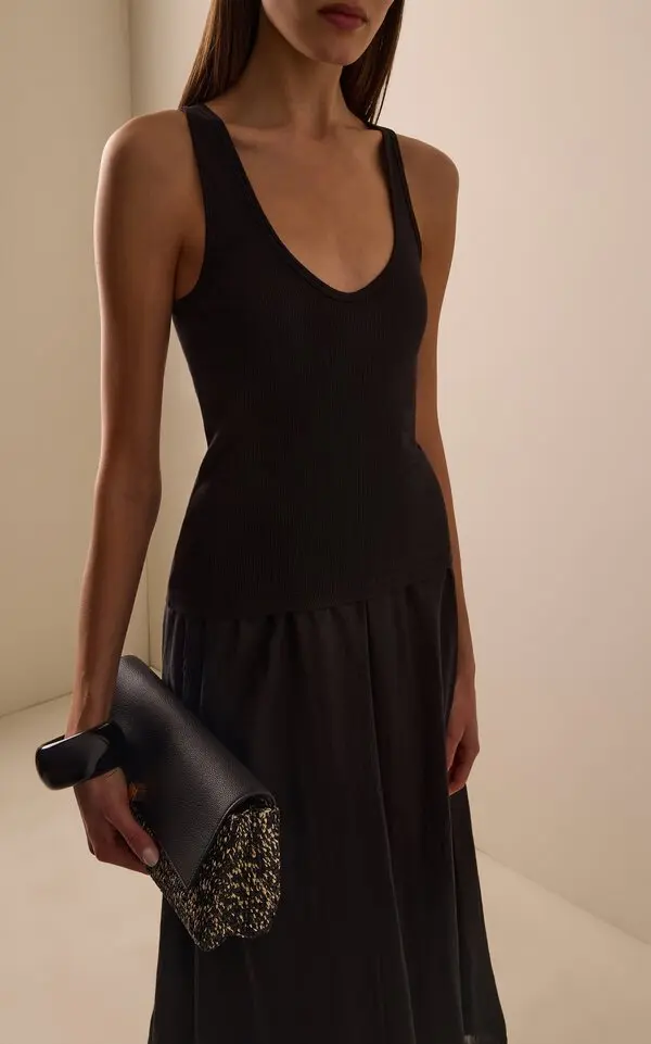 ALL THREE Claire Ribbed Tank Top