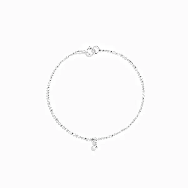 SOPHIE RATNER JEWELRY Diamond Beaded Chain Bracelet - One-color