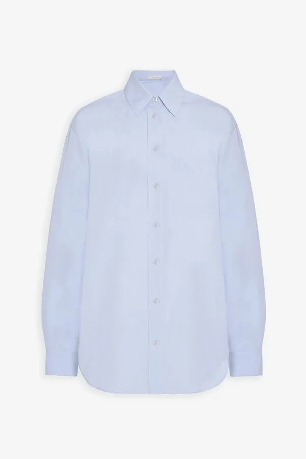 THE ROW Gavina Light Cotton Shirt - Blue