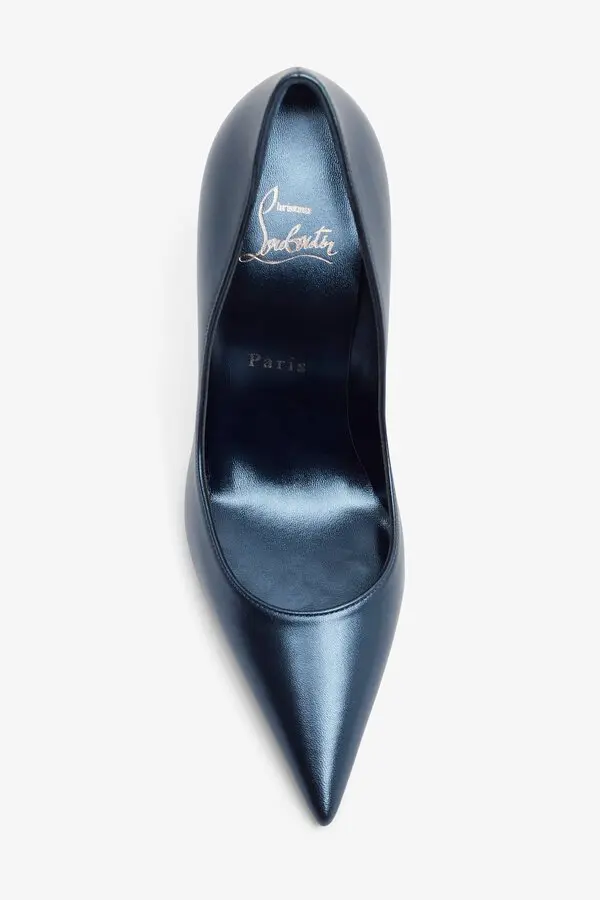 CHRISTIAN LOUBOUTIN Miss Z 100 Leather Pumps - Blue