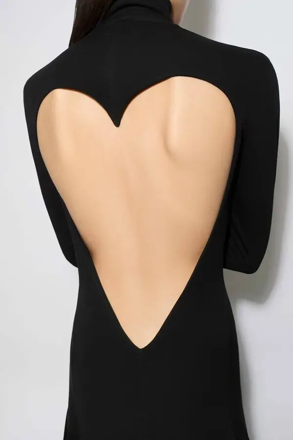 Alaïa Heart Jersey Dress