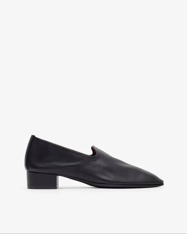 HERBERT LEVINE Soft Touch 30 Leather Loafers - Black