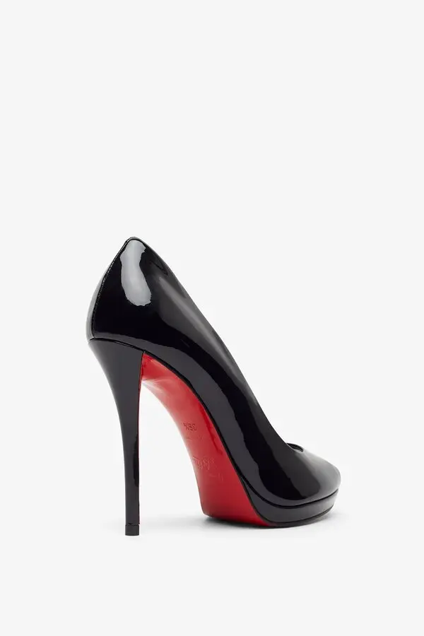 CHRISTIAN LOUBOUTIN Lady Z 120 Patent Pumps - Black