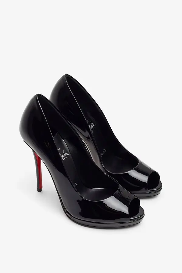 CHRISTIAN LOUBOUTIN Lady Z 120 Patent Pumps - Black